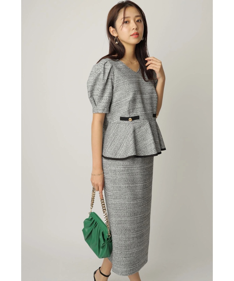 ツイードBS SET | セットアップ | JUSGLITTY（ジャスグリッティー） │【公式通販】Arpege story（アルページュストーリー）